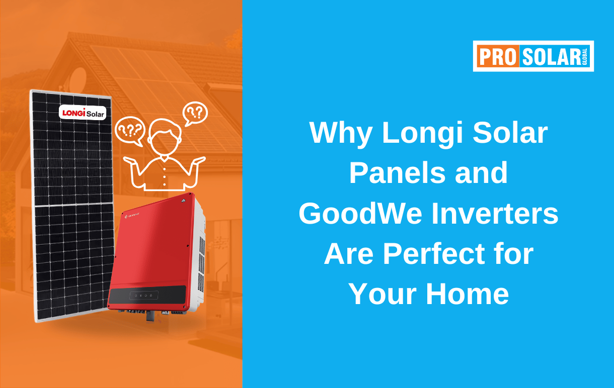 Longi Solar Panels and GoodWe Inverters l Prosolar Global